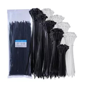 100's Releasable Self-locking Nylon Cable Ties Wire Zip Tie Cord Strap ...