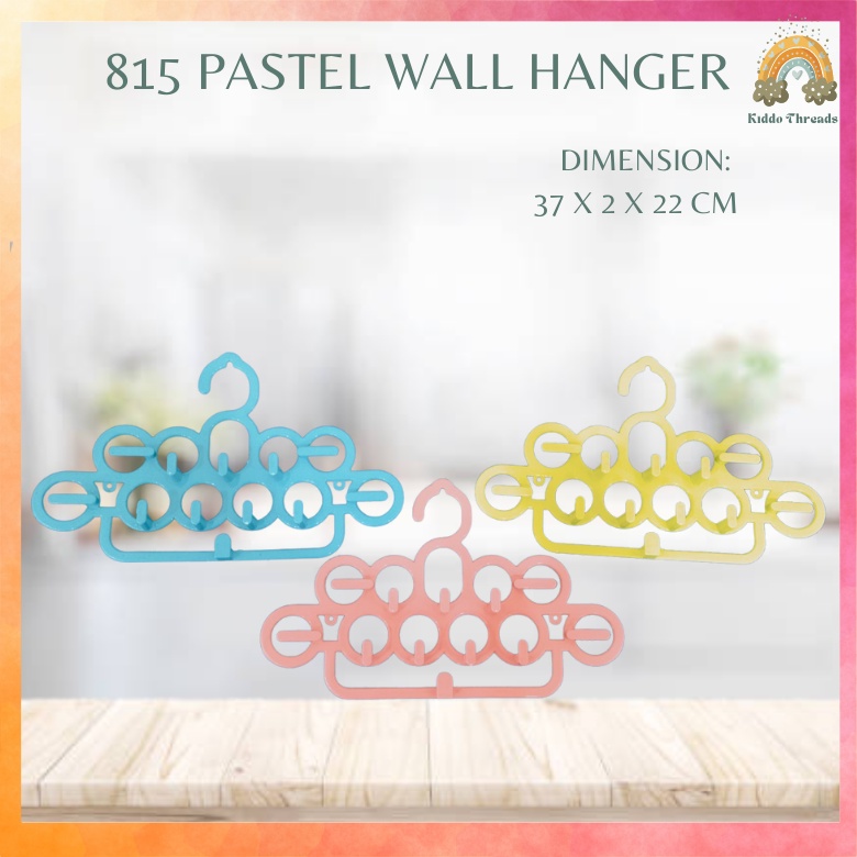 815 PASTEL WALL HANGER/ HANGER/ ASSORTED COLORS OF HANGER/ WALL HANGER ...