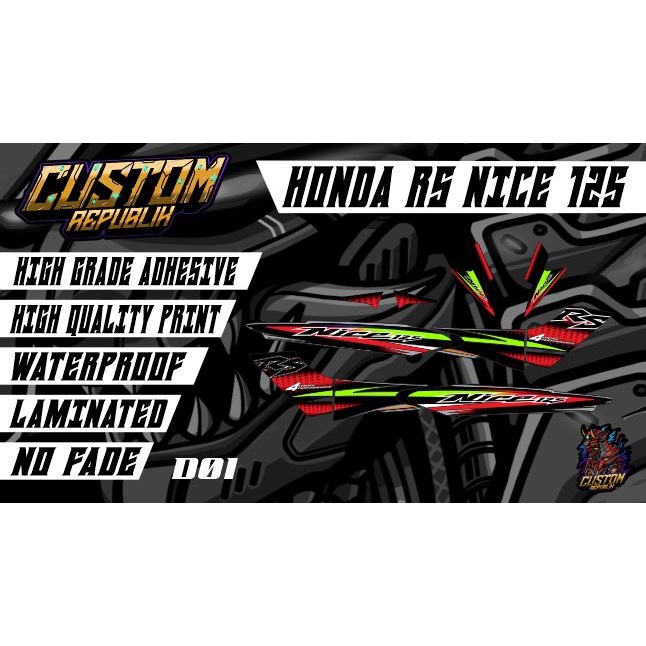 RS Nice 125 2003 Thai Stock Decals Set | Shopee Philippines