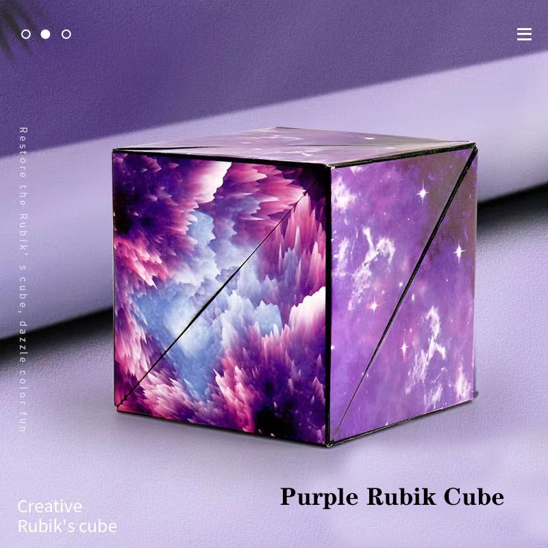 3D MagicCube Shape Shifting Box Rare Earth Magnets Rubik's Cube Toy ...