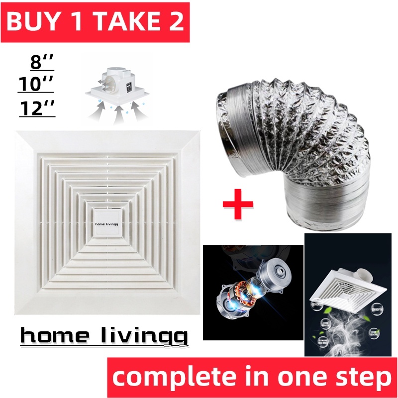 Kitchen and Bathroom Ceiling Exhaust Fan | Shopee Philippines