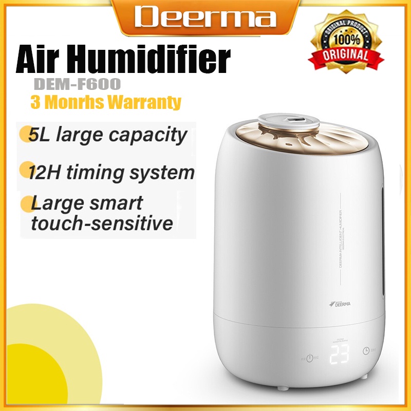 Deerma F600 5L Home Ultrasonic Air Humidifier Touch Version Air ...