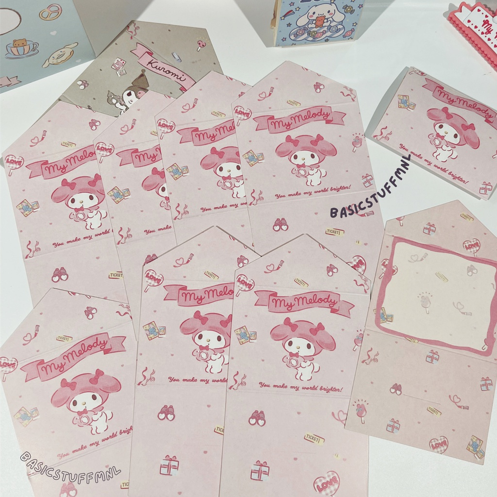 Tri Fold Sanrio Greeting Card Stationery / basicstuffmnl | Shopee ...