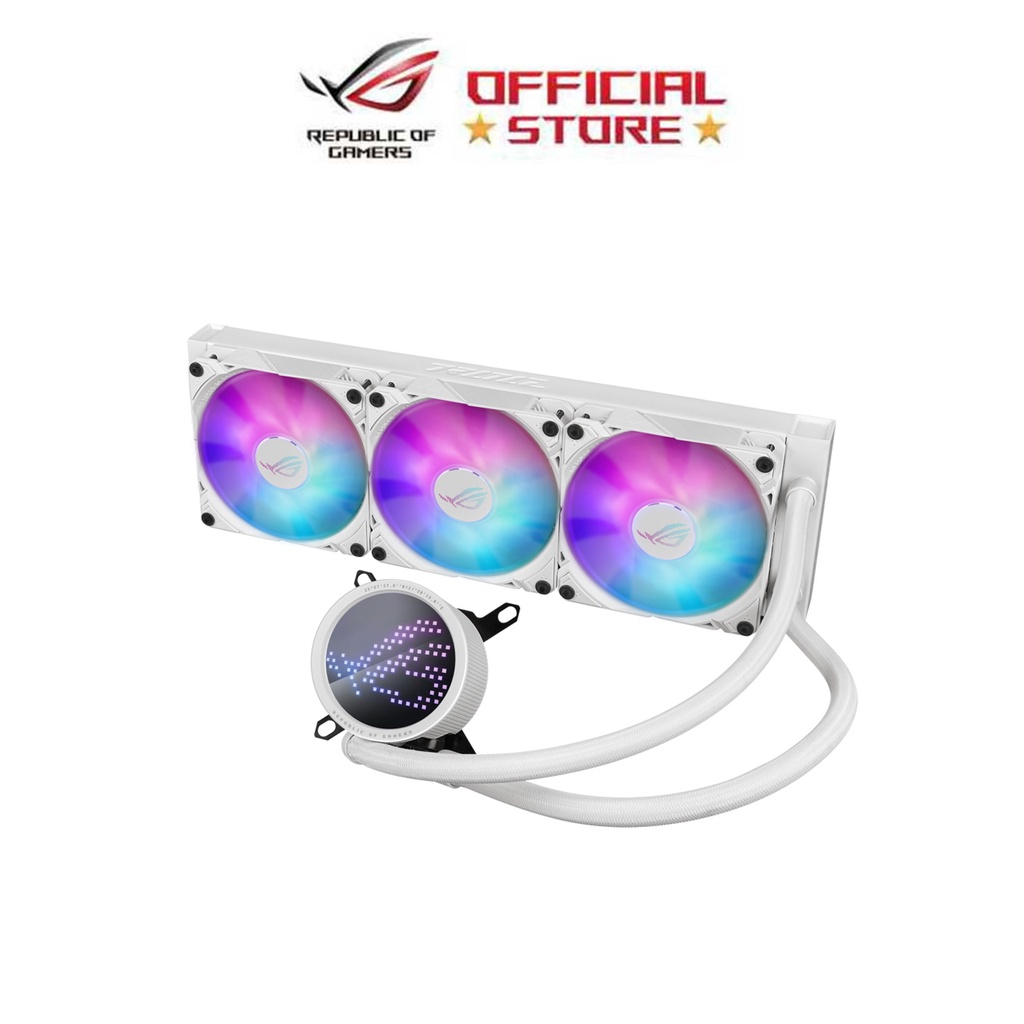 Asus ROG RYUO III 360 ARGB Black/White AIO Liquid CPU Cooler w/ Asetek ...
