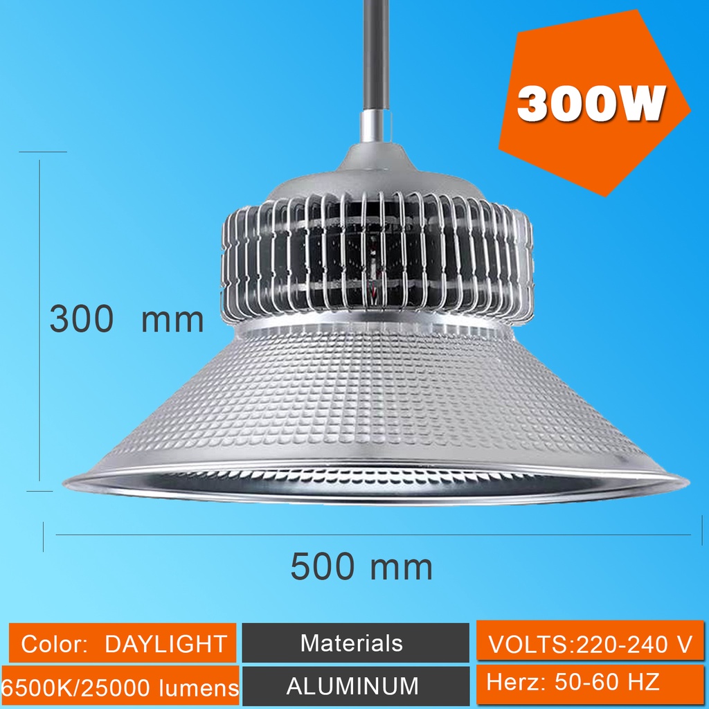 LED Bay Light 100W 200W 300W Super Bright WIDE Industrial Lamp For ...
