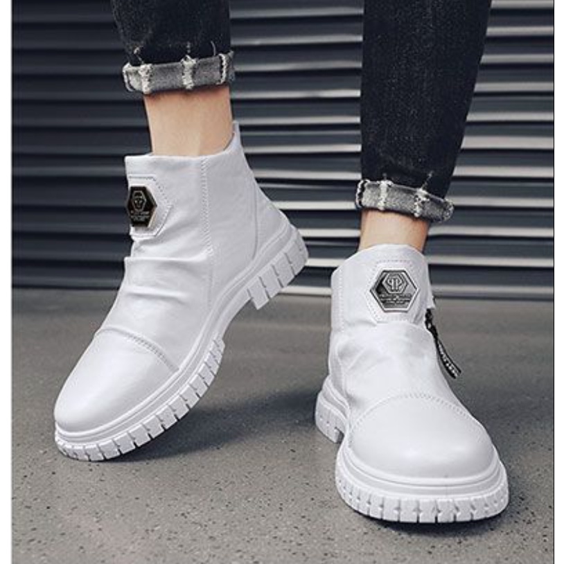 Martin Boots Men's 2021 Autumn New Style White High-Top Shoes Sneakers ...