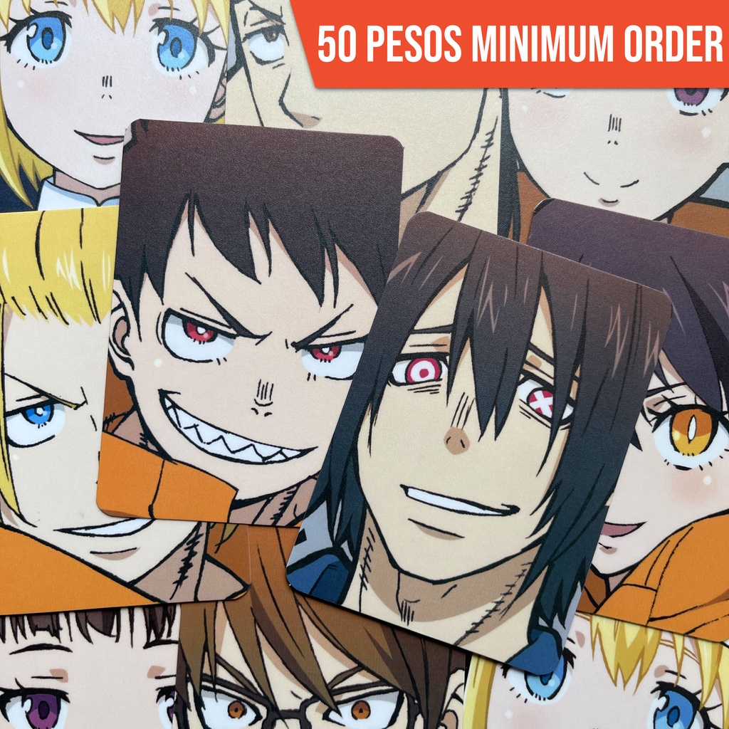 Fire Force! Anime Photocards (Laminated) | Shopee Philippines