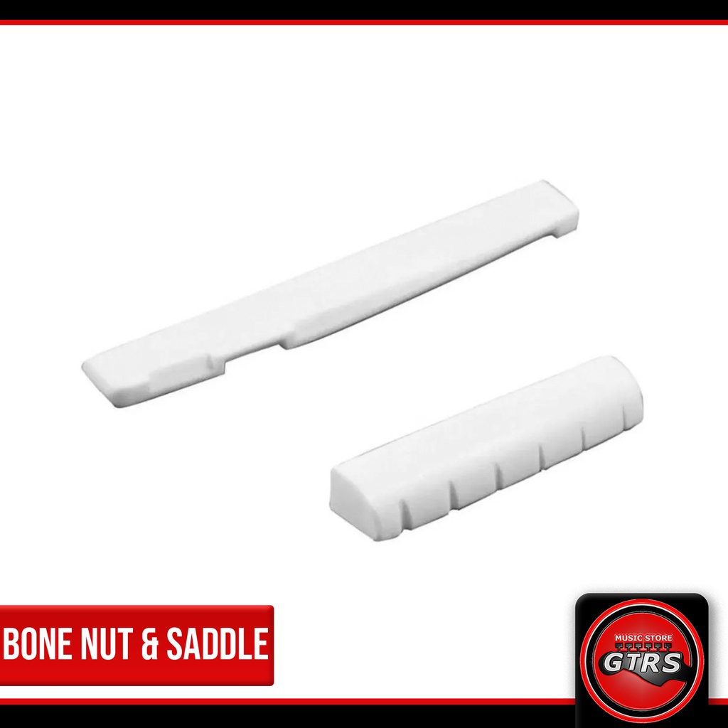 Ox Bone Saddle and Nut for Acoustic Guitar | Shopee Philippines
