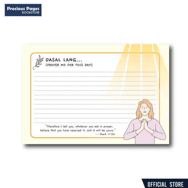 Plano Ni Lord - Dasal Lang...Memo Pad By Artemo Concepts(WITTY) | Shopee Philippines