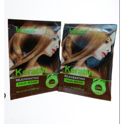 Bremod Keratin Rejuvinating Hair Mask 20ml BR-H008 prevent damaged ...