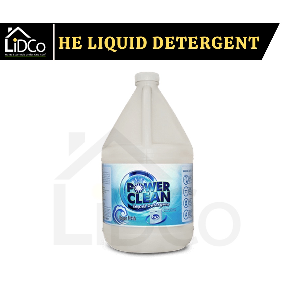 Powerclean LIQUID DETERGENT HIGH EFFICIENCY Gallon | Shopee Philippines