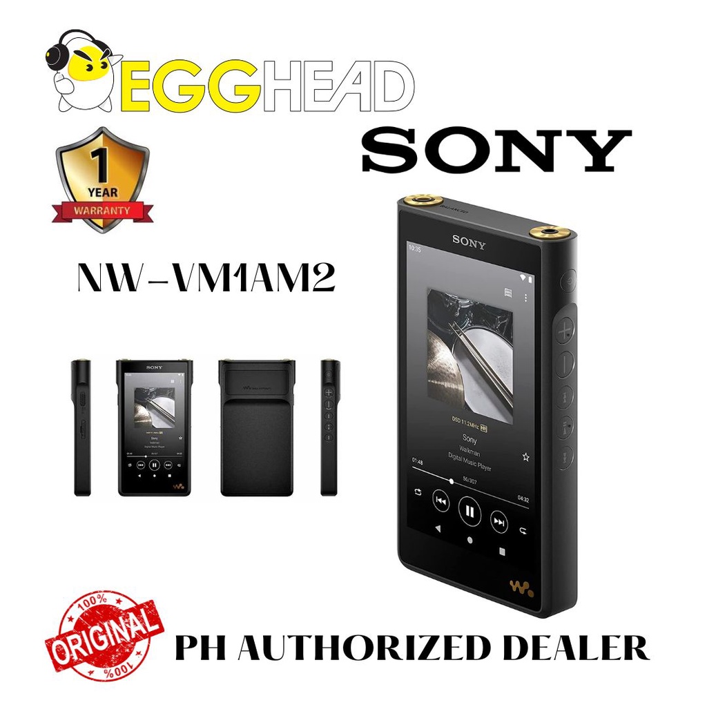 Sony NW-WM1AM2 Walkman Digital Music Player with High-Resolution with Android 11, Touch Screen ...