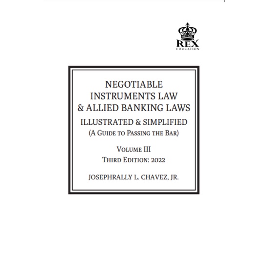 Negotiable Instruments Law and Allied Banking Laws Volume III (2022 ...