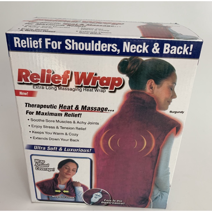 (COD)Hot Compress Ectric Heating Pad for Back Shoulder Pain and Cramps ...