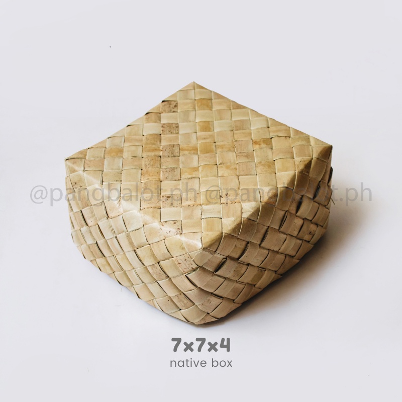 Native Pandan BOX - 7x7x4 / 9x9x4 / 11x11x4 / 10x8x3 / 11x16x4 | Shopee ...