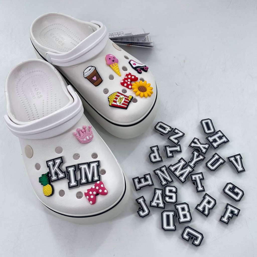 Alphabet Jibbitz Charm Letters Accesories | Shopee Philippines