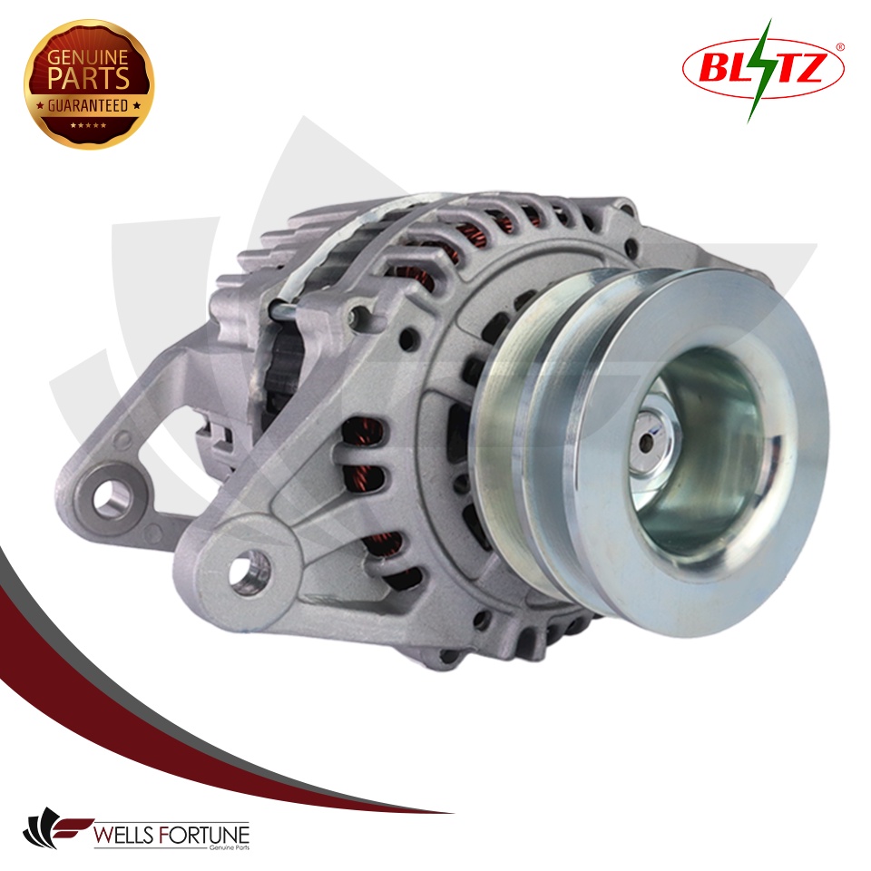 NISSAN TD-27 12V 80A WITHOUT PUMP DOUBLE PULLEY BLITZ ALTERNATOR ...