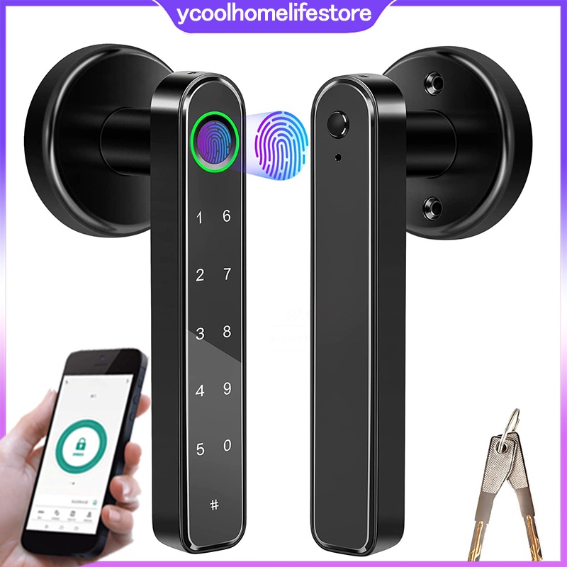 【PH COD】Tuya Smart Lock USB Rechargeable Fingerprint Door Lock Security ...