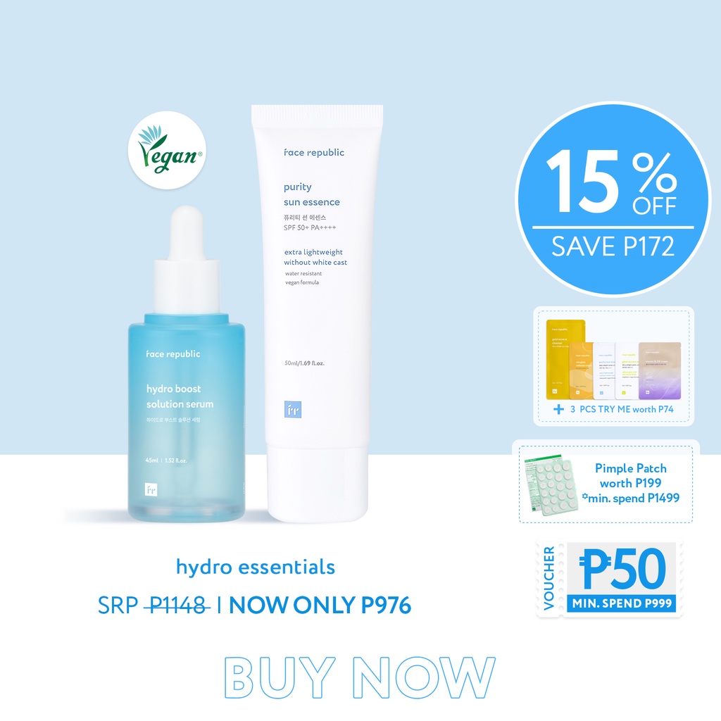 Face Republic - Hydro Essentials (Quick Hydration Fix) | Shopee Philippines