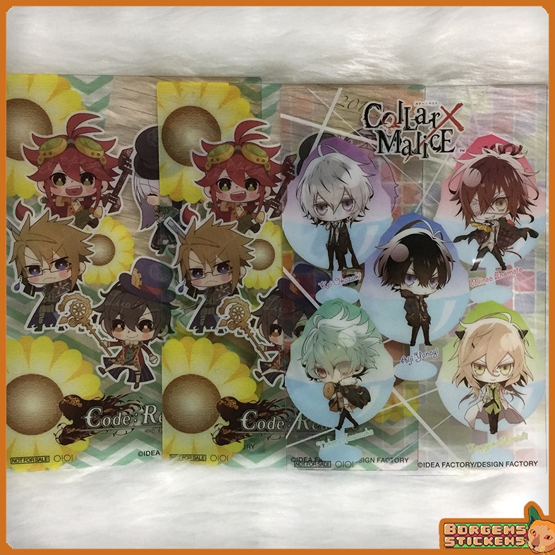 3pcs Bundle - Collar X Malice & Code: Realize - Clear Card | Shopee Philippines