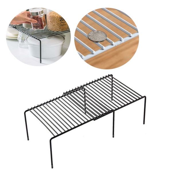 (BAKAL) Kitchen Storage Shoe Saving Space 32 up to 37cm Wardrobe Shelf ...