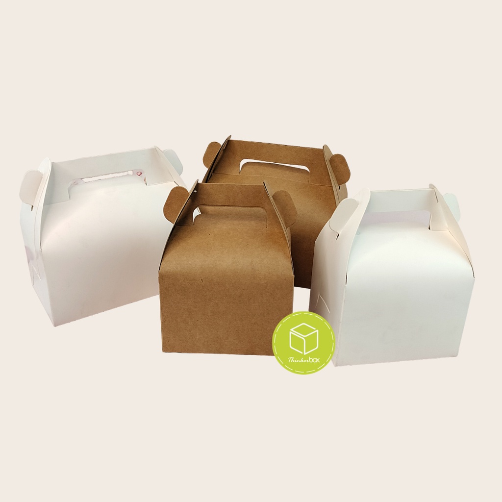 Lunch Box Gift / Food Box 25s I Pastry Kraft Paper Case Cake Cookie ...