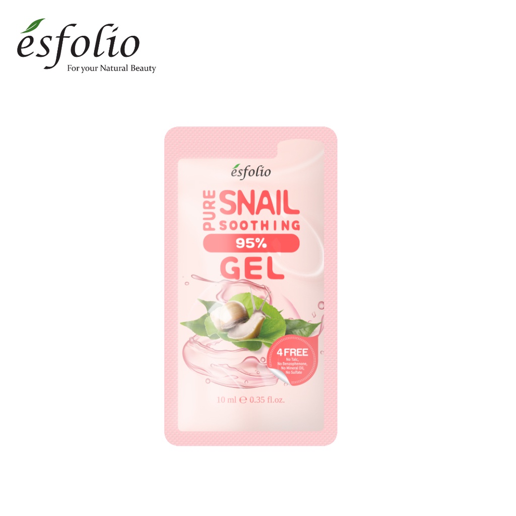 Esfolio Pure Snail Soothing Gel Sachet | Shopee Philippines