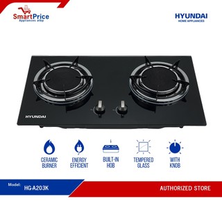 Hyundai Infrared Burner Tempered Glass Gas Stove HG-A203K | Shopee ...