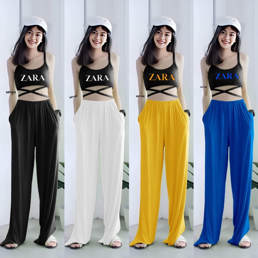 Amiah Coordinates (String strap crop top With loose 2sided pocket pants ...