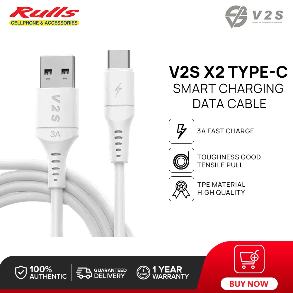 V2S X2 Smart Charging Data Cable 3A Super-fast Charge | Shopee Philippines