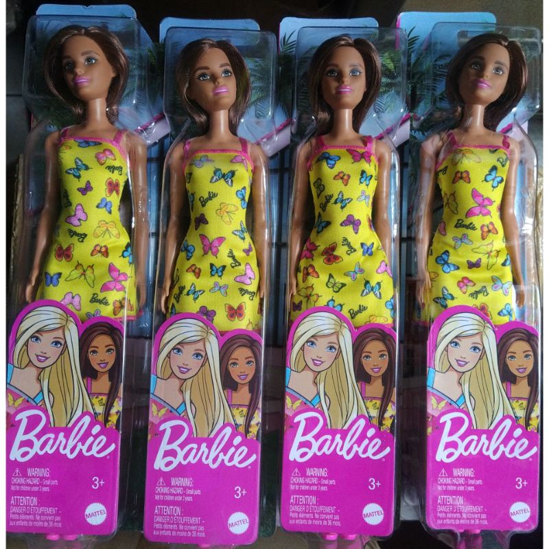 SALE! Barbie Neysa/Teresa Basic Doll Fab Butterfly Design Yellow Dress ...