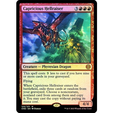 Magic the Gathering | Capricious Hellraiser | Shopee Philippines
