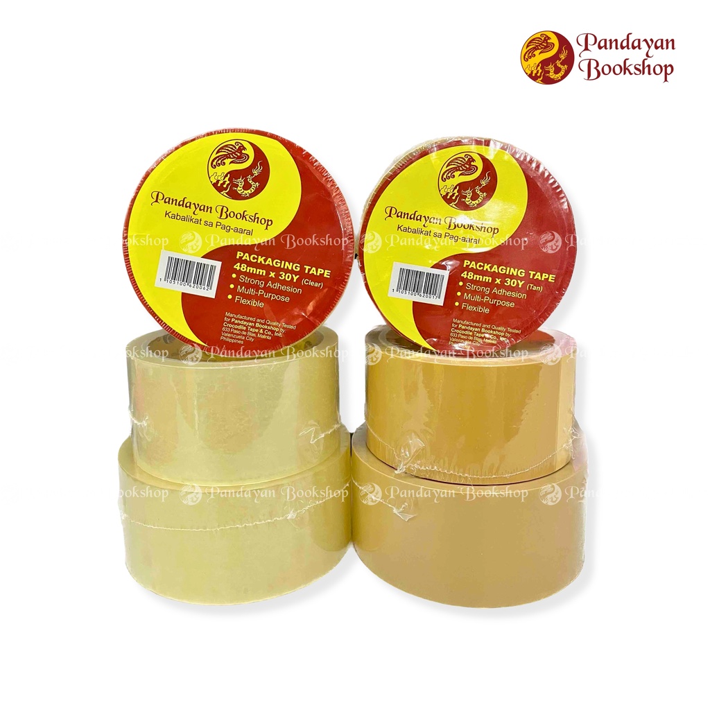 Pandayan Packaging Tape (Clear & Tan) | Shopee Philippines