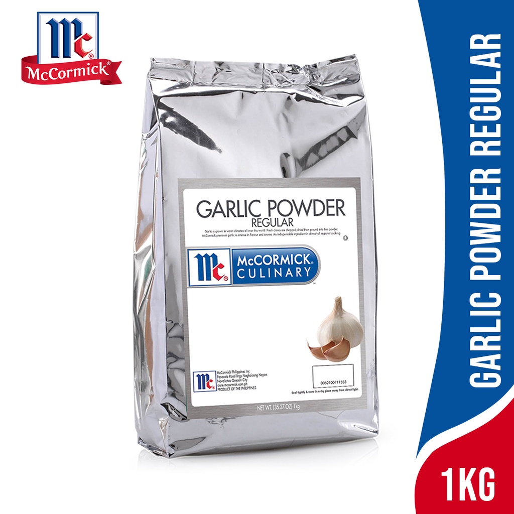 McCormick Garlic Powder Regular 1kg | Shopee Philippines