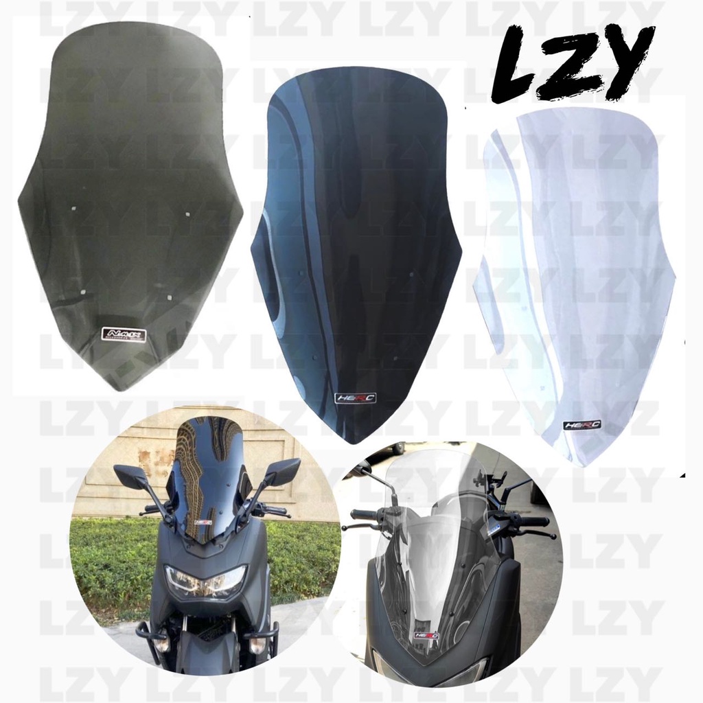 Nmax Long Windshield for V2 2020 Smoke Clear Black | Shopee Philippines