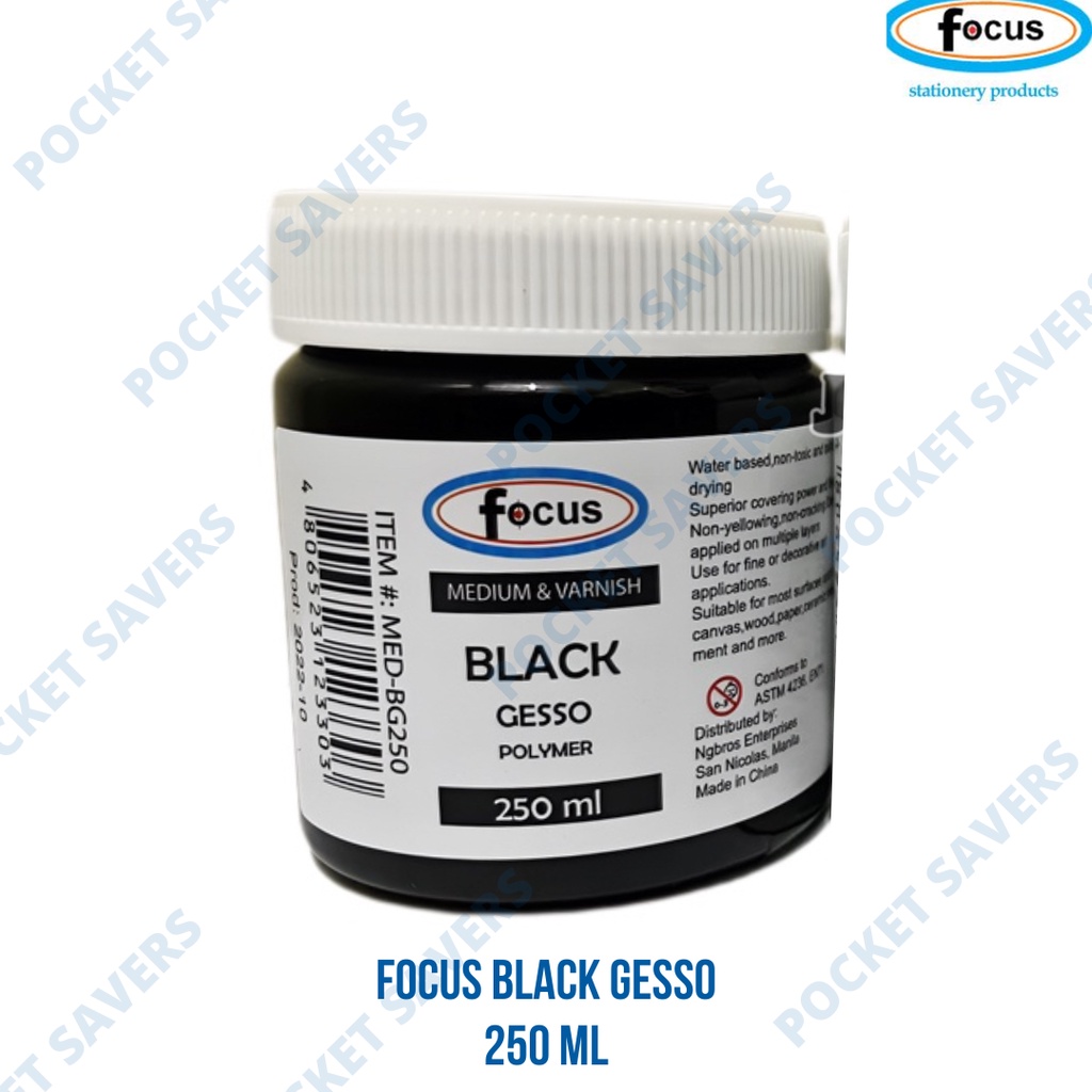 FOCUS Medium & Varnish Gloss / Matte / Outdoor Sealer / Textile / Gel ...