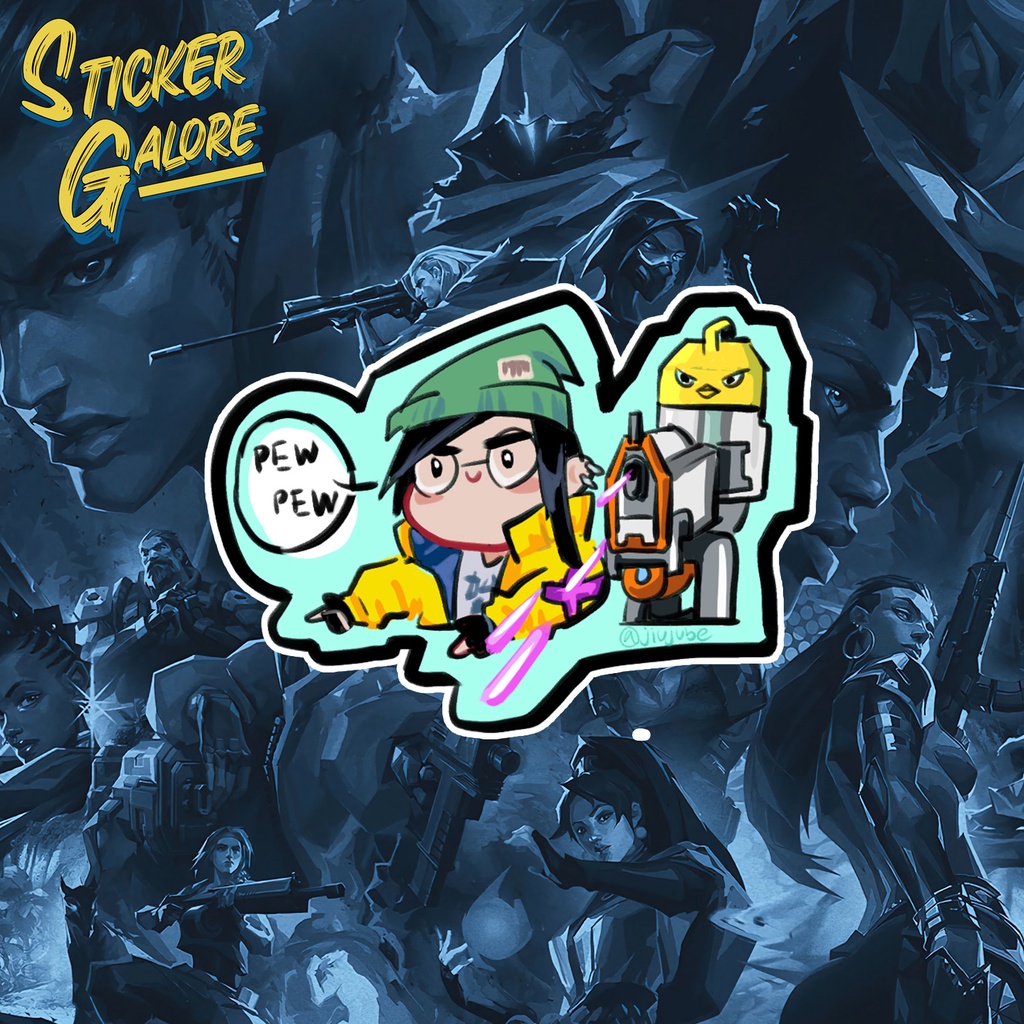 KILLJOY VALORANT SPRAY STICKERS (WATERPROOF AND SCRATCH PROOF, VINYL ...