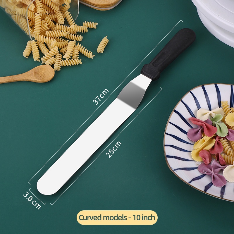 Cake Spatula Stainless Steel Offset Spatula Butter Cream Icing Frosting ...
