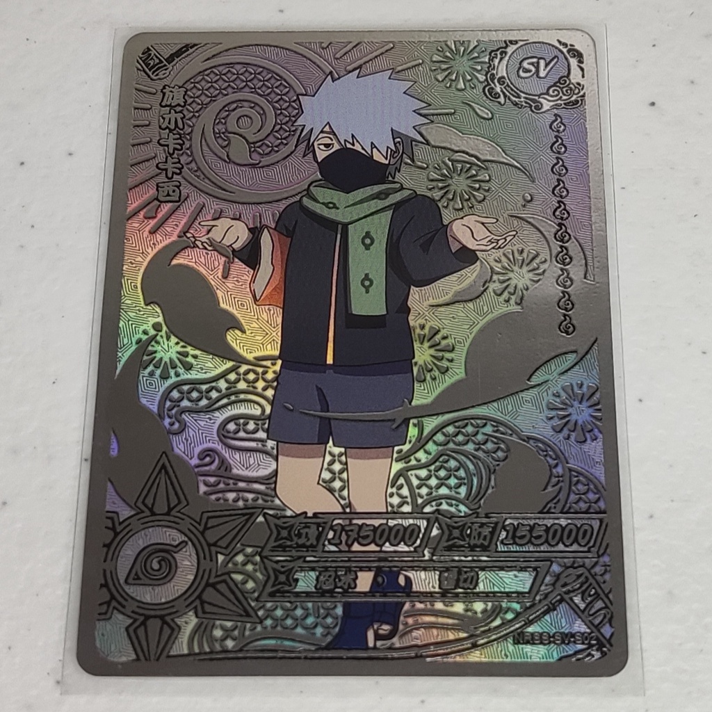 Kakashi Hatake Kayou Naruto Silver Card SS SV-S02 | Shopee Philippines