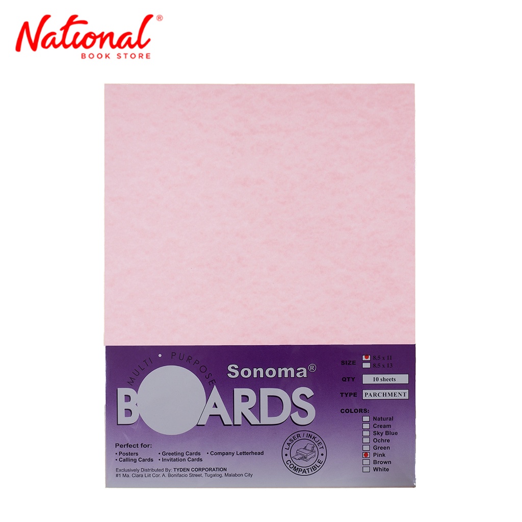 Tyden Parchment Paper 10's 180gsm Short, Pink - Specialty Paper ...