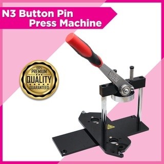 (Promo Package) QUAFF Button Pin Press Machine (N3 Swing Type) | Shopee ...