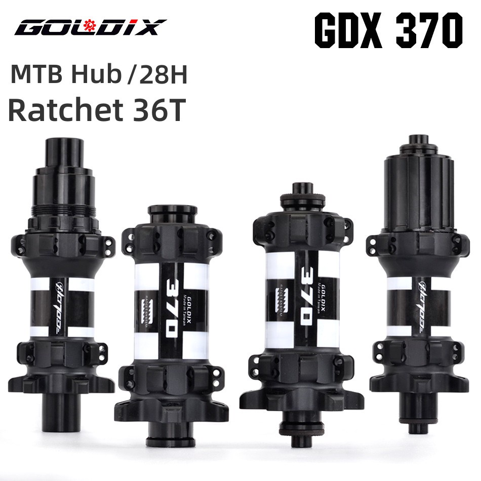 GOLDIX GDX370 Bicycle Hub Sealed Bearing 6-bolt Disc Brake Straight ...