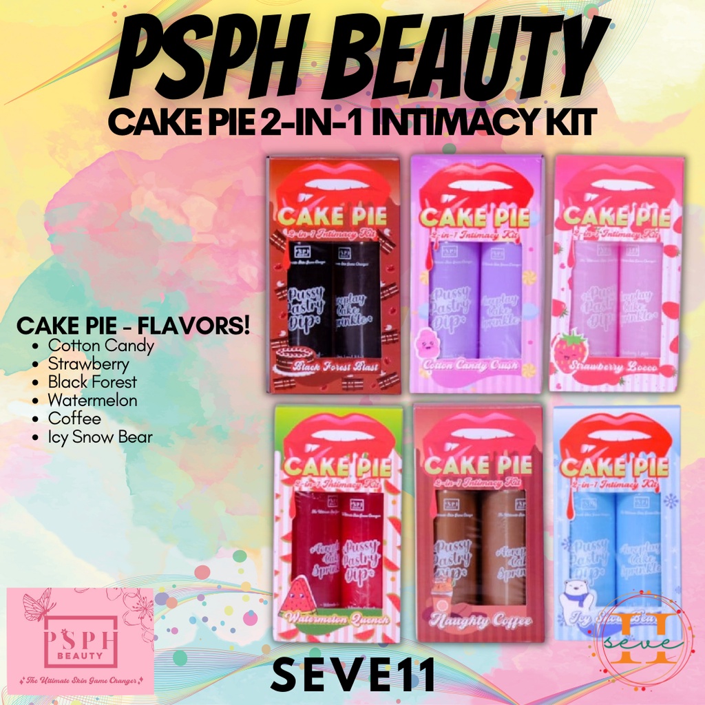 PSPH Beauty - Cake Pie 2-in-1 Intimacy Kit (Strawberry,CottonCandy ...