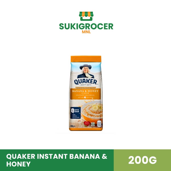Quaker Instant Banana & Honey 200g | Shopee Philippines