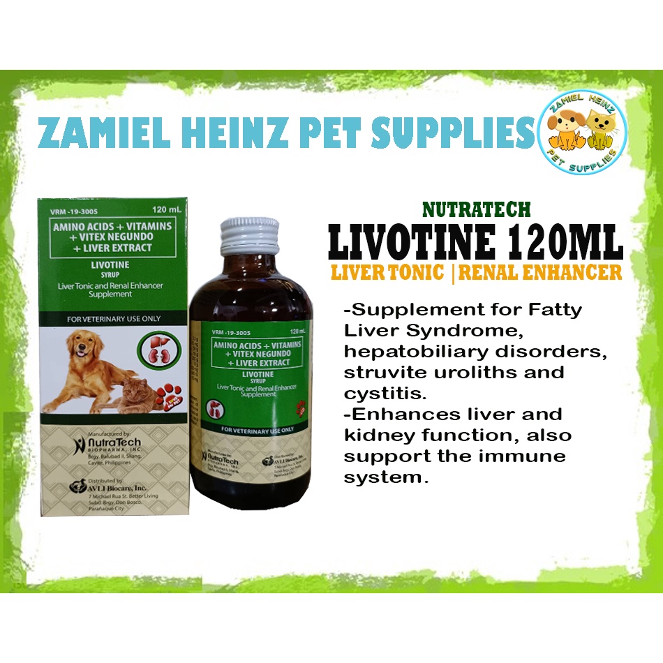 Livotine ( Liver Tonic and Renal Enchancer Supplement ) 120ml | Shopee ...