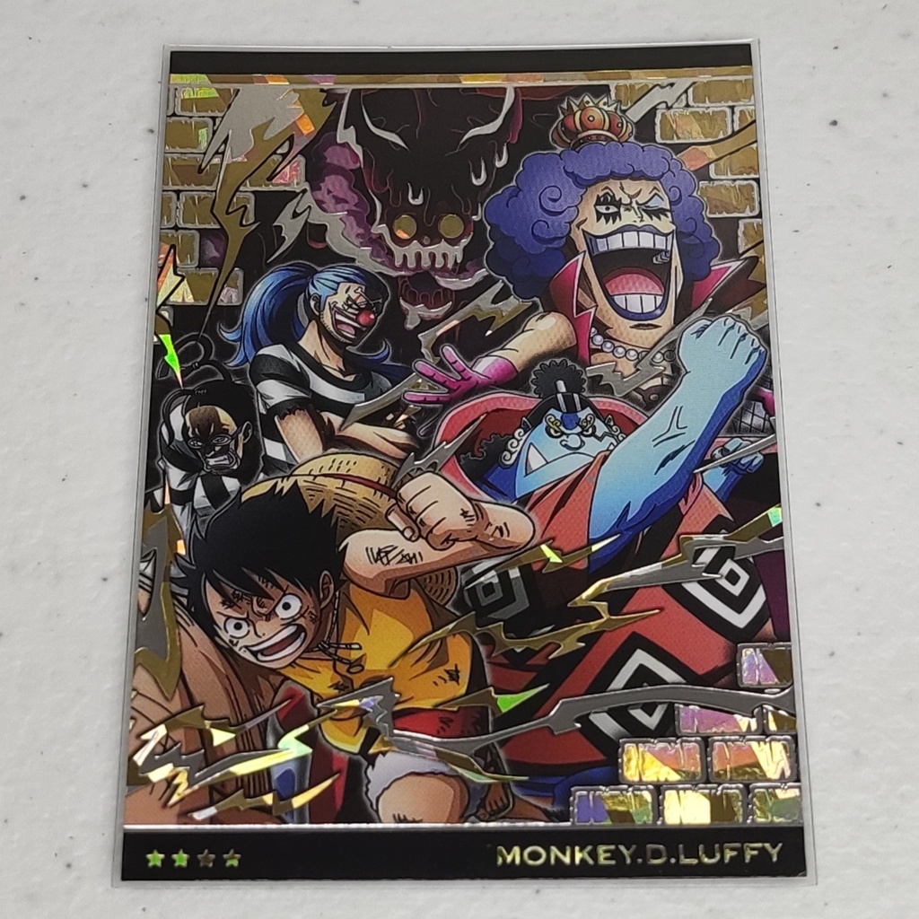 Monkey D. Luffy Impel Down One Piece Bandai Wafer Card No.7-SEC2 ...