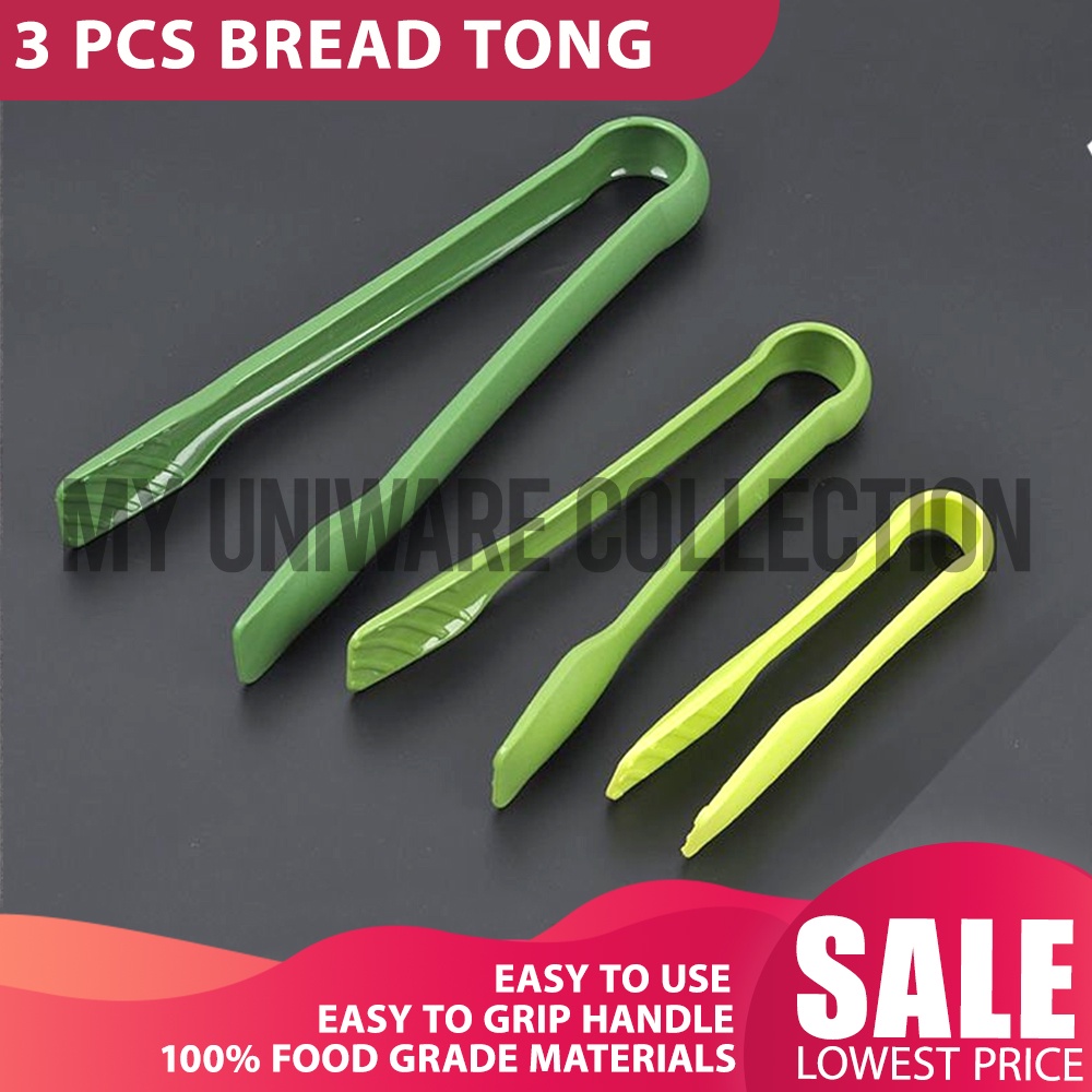 3pcs Multipurpose Tong Nesting Bread Tong Anti Slip Tong Set Durable ...