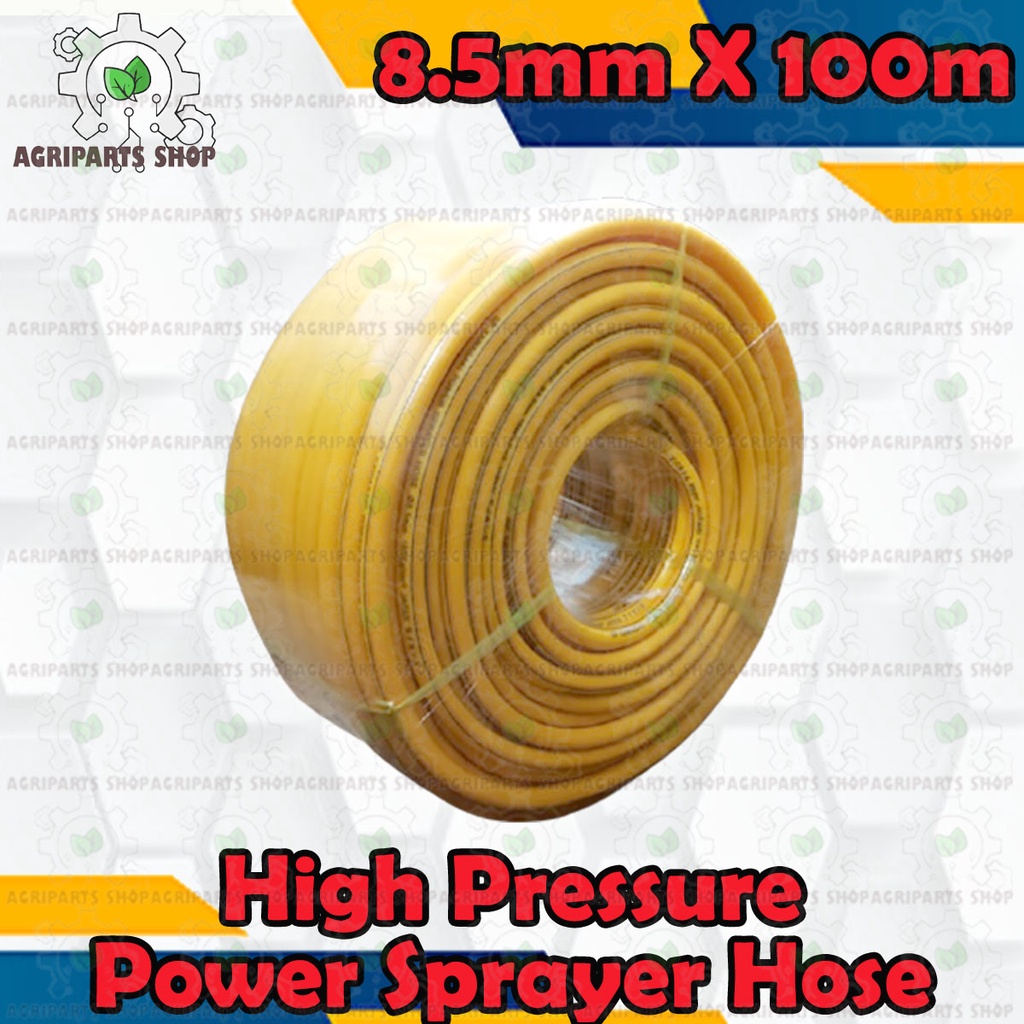 Power Sprayer Hose High Pressure Hose 3ply Orange 6ply BLACK 8.5mm X ...