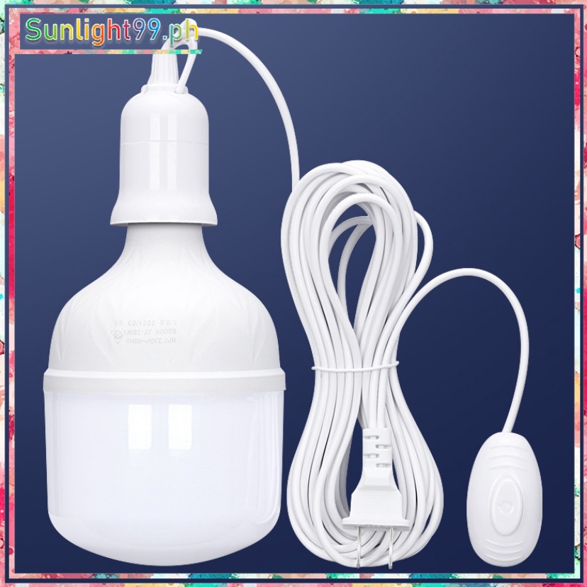 5m Light bulb holder with switch,LED light bulb socket extension,cord,lamp socket, koikoime ...