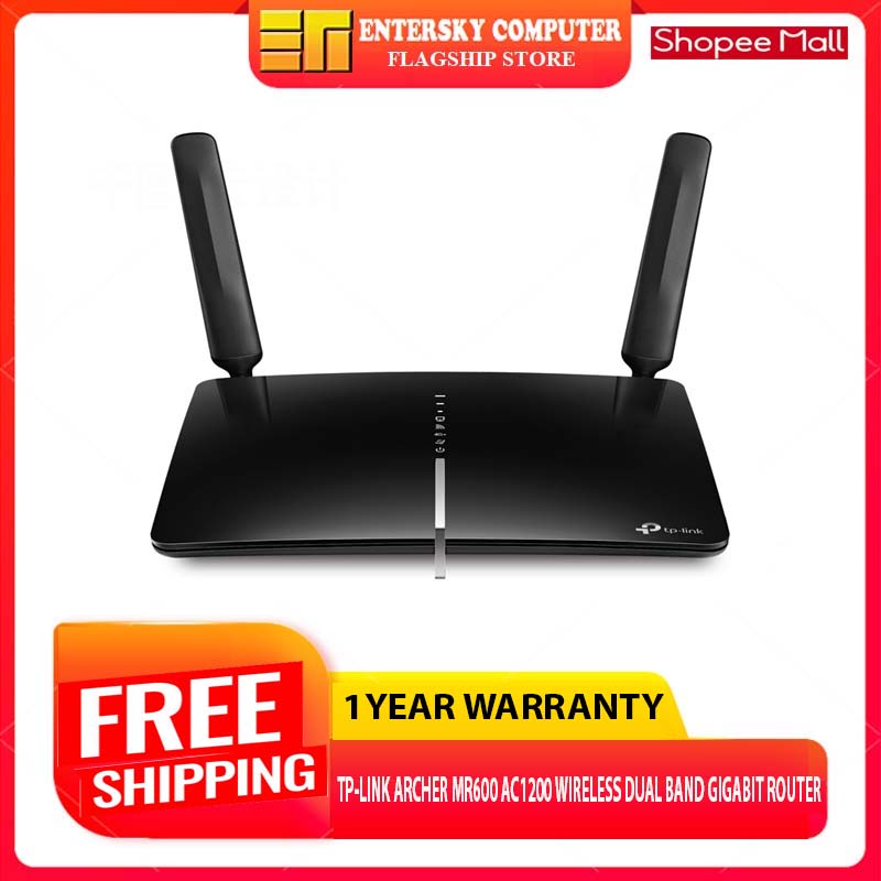 Archer MR600 4G+ Cat6 AC1200 Wireless Dual Band Gigabit Router | Shopee ...